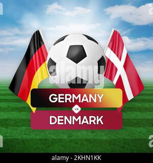 Germany vs Denmark national teams soccer football match competition ...