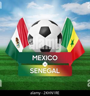 Mexico vs Senegal national teams soccer football match competition ...