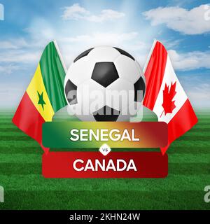 Senegal vs Canada national teams soccer football match competition ...