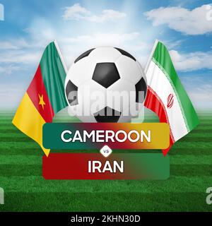 Iran vs Cameroon national teams soccer football match competition ...