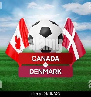 Canada vs Denmark national teams soccer football match competition ...