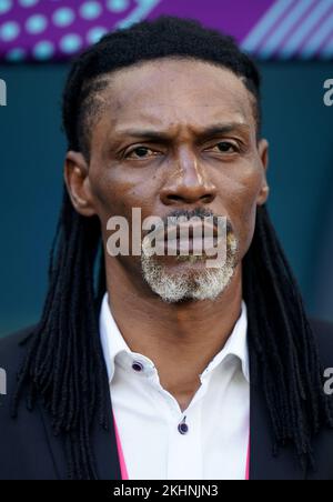 Cameroon manager Rigobert Song during the FIFA World Cup Group G match ...