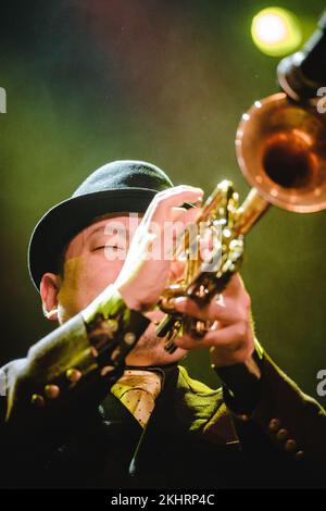 Bern, Switzerland. 23rd Nov, 2022. The Japanese funk band Osaka ...