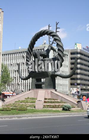 Hatti Monument, Ankara, Turkey. The Hatti were an aboriginal people in ...