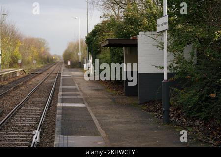 Elton and Orston railway station in Nottinghamshire, which has been ...