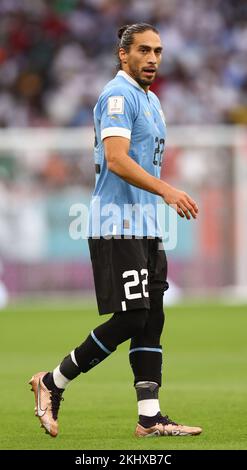 Martin Caceres of Uruguay during the FIFA World Cup 2022, Group H ...