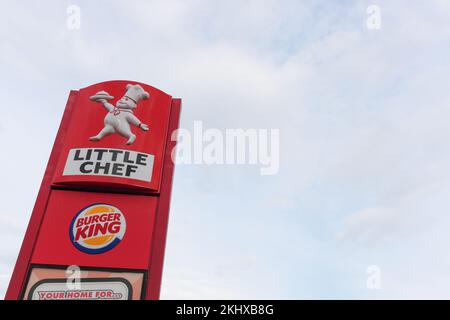 Little Chef restaurant, Oswestry Stock Photo - Alamy