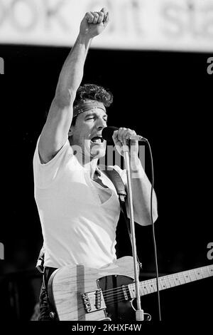 Bruce Springsteen in concert with the E Streetband in stadium Feyenoord ...