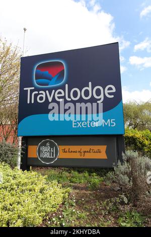 Travelodge, M5 services, Exeter, EX2 7HF Stock Photo - Alamy