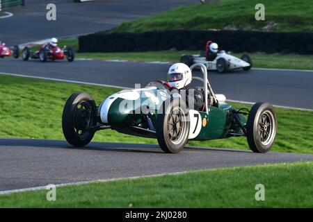 Nigel Challis, Cooper Mk 8, Formula 3 500s, F3 500cc Racing Cars, two ...