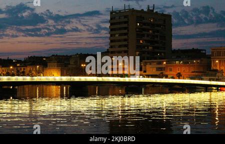 Pedestrian bridge in Zadar, Croatia Stock Photo - Alamy