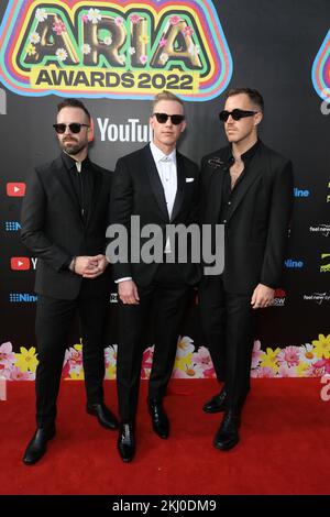 Tyrone Lindqvist of Rufus Du Sol perform on Sunday, Oct. 23, 2022, in ...