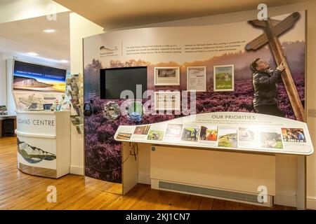 The South Downs Centre - exhibit in the National Park visitor centre in ...
