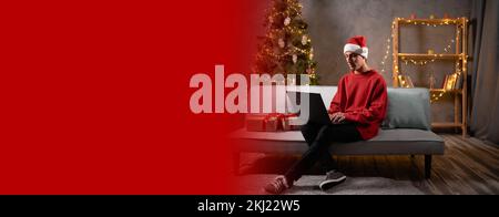 Young arab man ecommerce business worker using smartphone at office ...