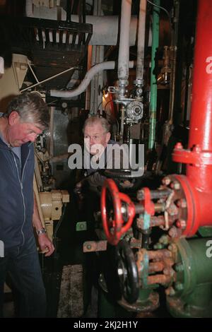 Engine room on the SS Great Britain the world's first large iron ship ...