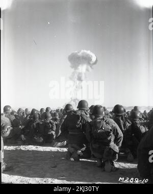 Operation Buster/Jangle (Nevada Test Site) Detonation. . Photographs of ...
