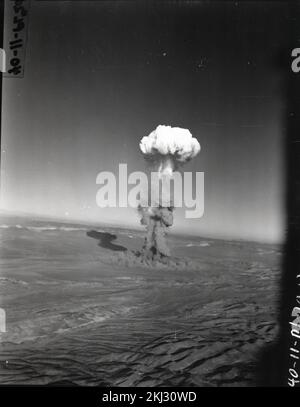 Operation Buster/Jangle (Nevada Test Site) Detonation. . Photographs of ...