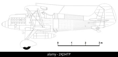 Heinkel He 51C Stock Photo - Alamy