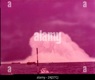 Project 30-30 - Operation Wigwam (Pacific) Detonation. WIGWAM burst ...