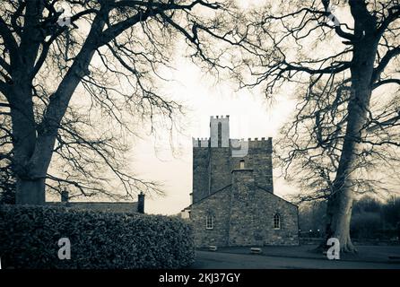 Ireland, County Kildare,Straffan, Barberstown Castle, exterior Stock ...