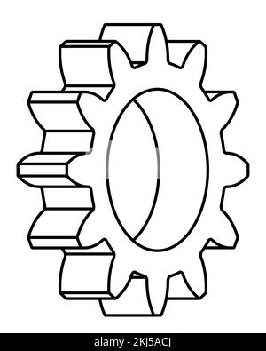 Illustration of a tooth wheel rim Stock Vector Image & Art - Alamy