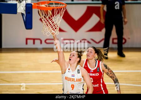 ALMERE, NETHERLANDS - NOVEMBER 24: Esther Fokke of the Netherlands and ...