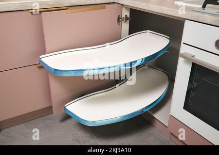 Kitchen access mechanism Magic corner for Blind Corner Cabinets ...