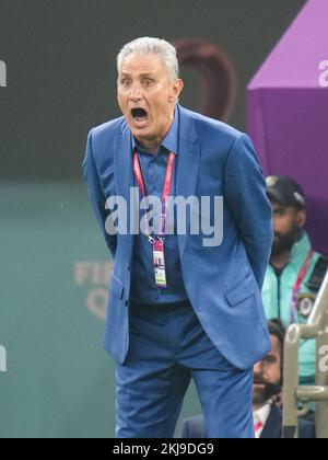 Brazil manager Tite during the FIFA World Cup Quarter-Final match at ...