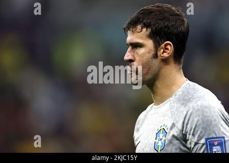 LUSAIL CITY - Brazil goalkeeper Alisson during the FIFA World Cup Qatar ...