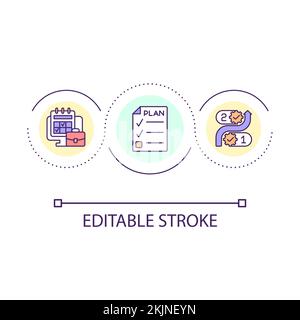 Task management loop concept icon Stock Vector Image & Art - Alamy