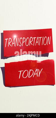 Handwriting text Transportation, Word Written on Means of transporting ...