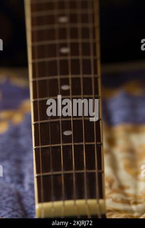 Closeup shot of different musical string instruments for a school of ...