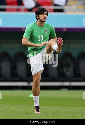 Iran's Sardar Azmoun during the FIFA World Cup Group B match at the ...
