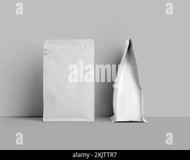 Set of doy-pack isolated on a white background Stock Photo - Alamy