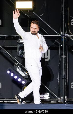 Actor Daniel Logan attends a Comic Con event in Hong Kong, Friday, May ...