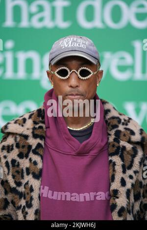 Pharrell Williams launches his skin care range Humanrace, during a ...