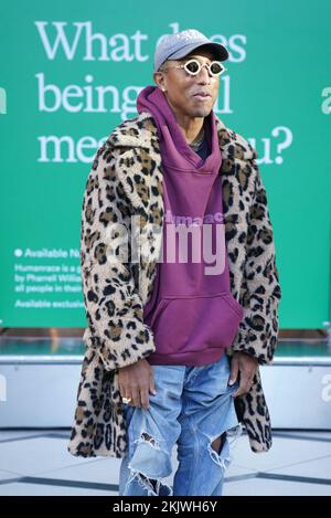 Pharrell Williams launches his skin care range Humanrace, during a ...