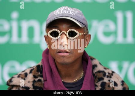 Pharrell Williams launches his skin care range Humanrace, during a ...