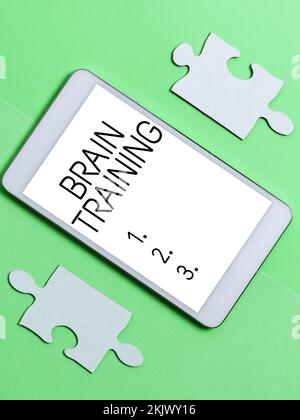 Conceptual display Brain Training, Concept meaning mental activities to ...
