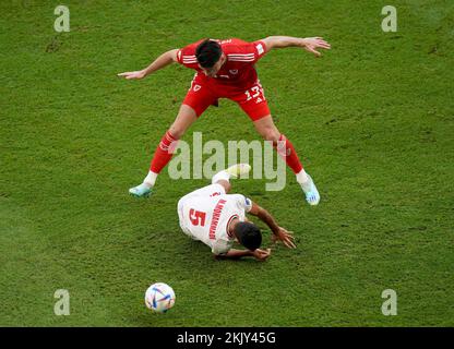 Iran's Milad Mohammadi during the FIFA World Cup Group B match at the ...