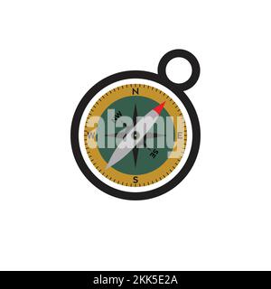 Compass logo design. pointer north, south, east, west, compass symbol ...
