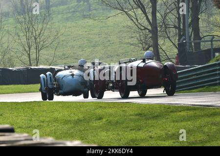 Nigel Dowding, Riley Brooklands, John Guyatt, Talbot Lago T150C ...