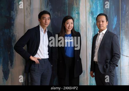 ( left to right) Gregory Van, CEO of Endowus; Steffanie Yuen, Head of ...