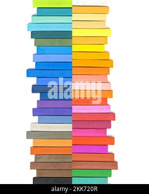 Hard chalk pastels abstract background Stock Photo - Alamy