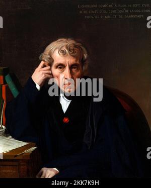 This oil painting by Jean-Auguste-Dominique Ingres depicts Sainte ...