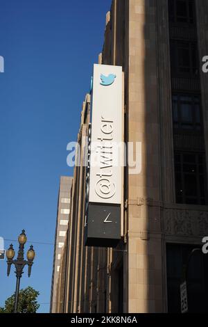 The Twitter headquarters building, Thursday, Nov. 24, 2022, in San ...