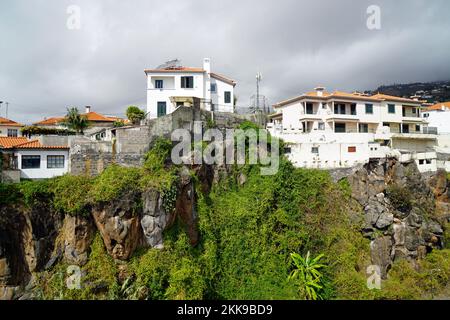 scenic view over the village of funchal on madeira island Stock Photo ...