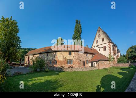 scenic view to old castle of Budingen, Germany Stock Photo - Alamy