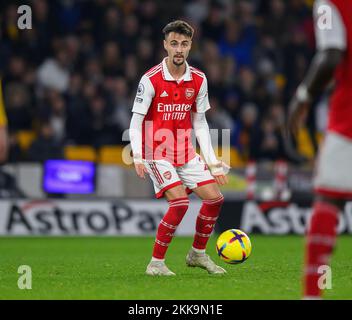 during the Premier League match at Molineux Stadium, Wolverhampton ...