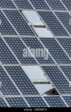 Electric solar panels, Murcia, Spain Stock Photo - Alamy